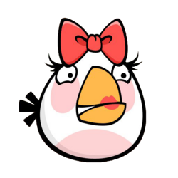 Female Angry Birds Flock