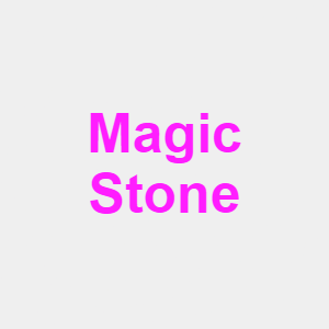 magic stone cantrip