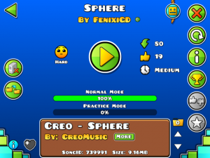 sphere geometry dash