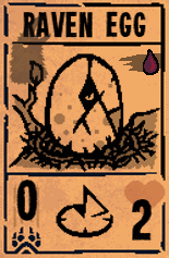 raven egg inscryption