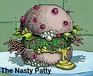 spongebob burger disgusting