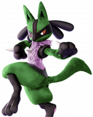 lucario ssbu render
