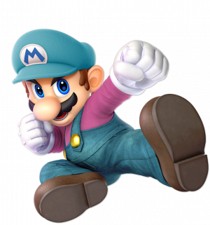 mario ssbu render