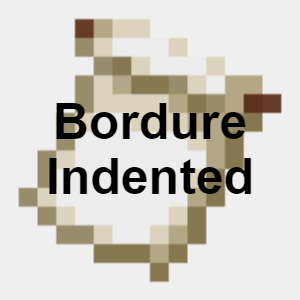 banner pattern bordure indented