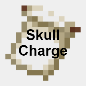 banner pattern skull charge