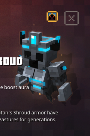 Unique Dark Armor Minecraft Dungeons