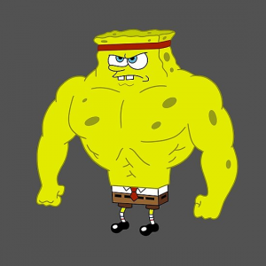 spongebob strong