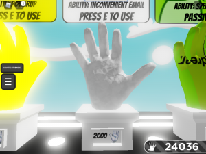 slap battles e button