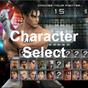 Tekken 5 Character Select