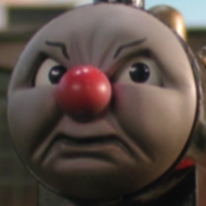 james the red engine faces