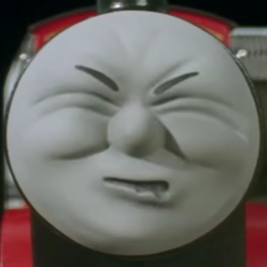 James The Red Engine Face