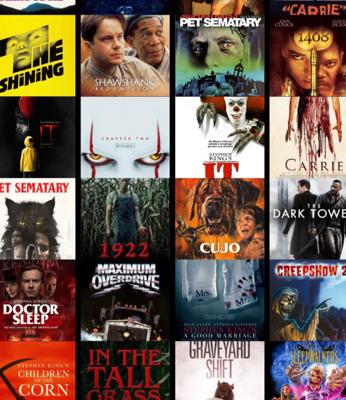 Create a Comprehensive Stephen King Films & Television Tierlist Tier ...