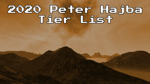 Create a Peter Hajba 2020 Tier List - TierMaker