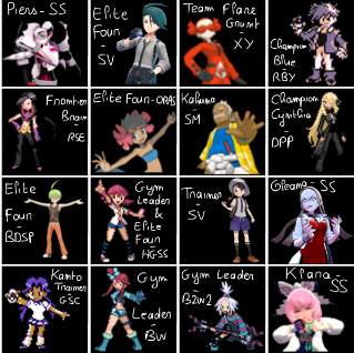 POKEMON ALL TRAINERS THEMES (159 osts) (updated with SVDLC2) Tier List ...