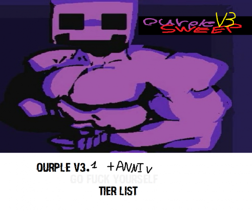 Create a VS OURPLE GUY V3.1+ANNIV UPDATE FNF all songs TIER LIST Tier ...
