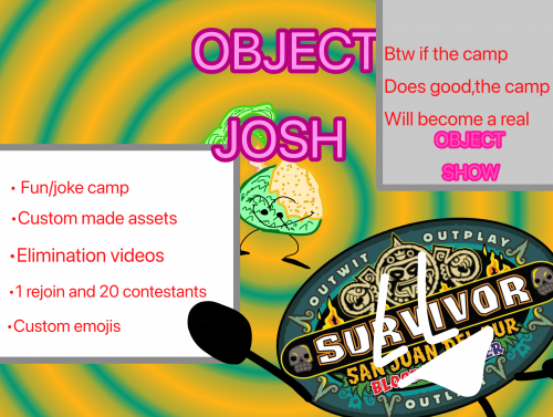 Create a THEE OBJECT JOSH CAMP sign ups Tier List - TierMaker