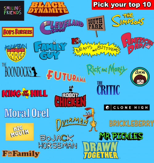 Create a The definitive cartoon/cartoon theme song tierlist Tier List ...