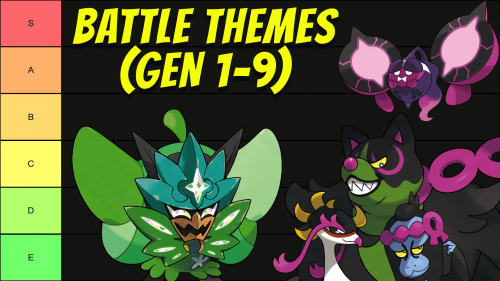 Create a Legendary Pokemon Battle Themes (Gen 1-9) Tier List - TierMaker