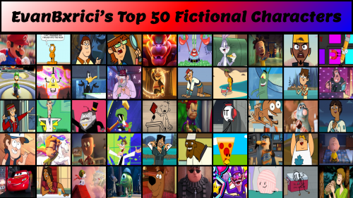 Create a EvanBxrici's Top 50 Fictional Characters Tier List - TierMaker