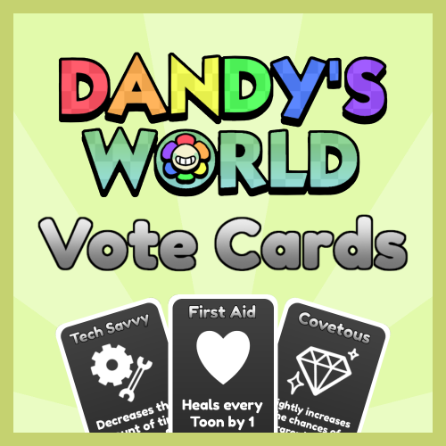 Create a Dandy's World Cards [V0.6] Tier List - TierMaker