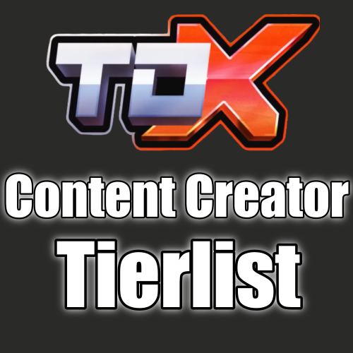 Create a Every TDX Content Creator Tier List - TierMaker