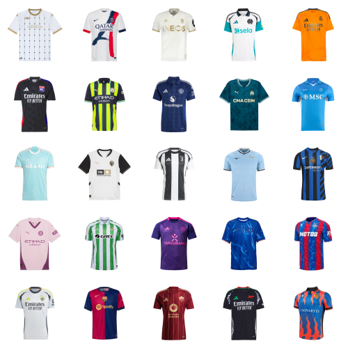 Create a International Football Clubs Kit Ranking 24/25 Tier List ...