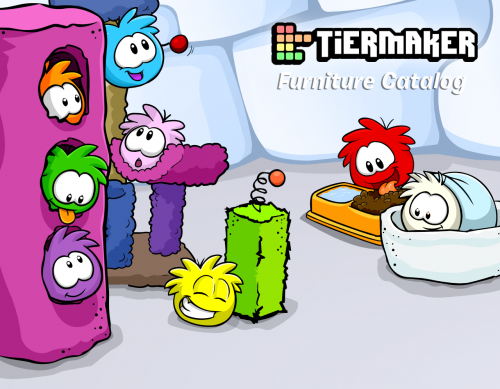 Club Penguin - Puffle/Pet Furniture Catalog Tier List (Community ...