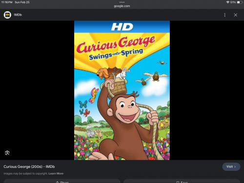 Create a Curious George movies Tier List - TierMaker
