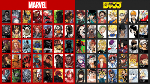 Marvel vs Shonen Jump Tier List (Community Rankings) - TierMaker