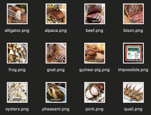Create a Meats: Red, White, Game, Fish, etc. Tier List - TierMaker