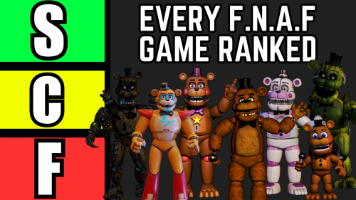 Create a Every Single FNAF Game! (TheJTBrand) Tier List - TierMaker