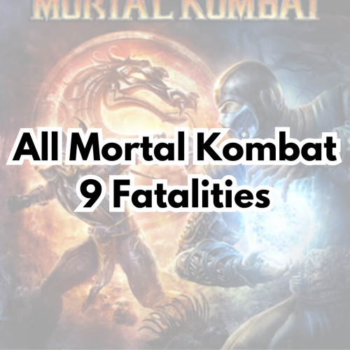 Create a Mortal Kombat 9 Fatalities Tier List - TierMaker