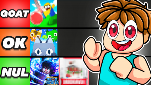 Create a Roblox games Tier List - TierMaker