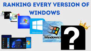 Create a Best Windows OS(My opinion) Tier List - TierMaker