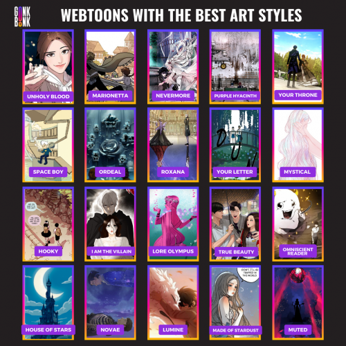 Create a Webtoon with the Best Art Style Tier List - TierMaker