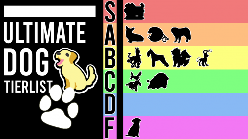 Create a Ultimate Dog Tier List - TierMaker