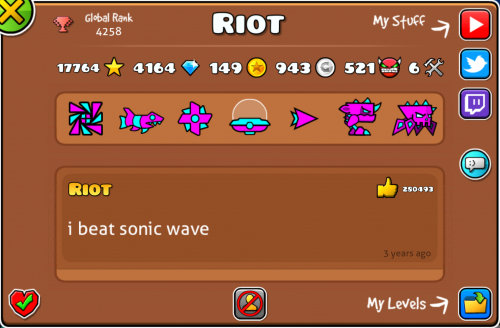 Riots levels in geometry dash Tier List (Community Rankings) - TierMaker