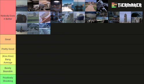JAMES BOND Tier List (Community Rankings) - TierMaker