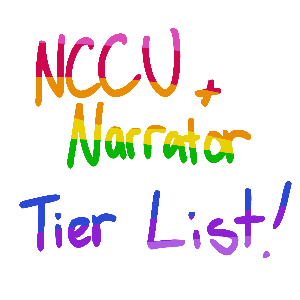 Create a Ultimate NCCU + Narrator Tierlist (REVAMPED!) Tier List - TierMaker