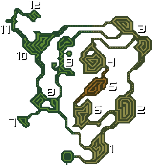 Create a Monster Hunter Freedom Map Zones Tier List - TierMaker
