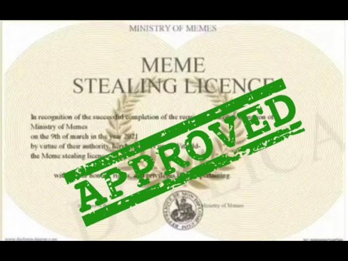 MEME STEALING LICENSE Tier List (Community Rankings) - TierMaker