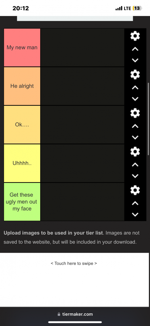 Create A Rating Twice Tier List Tiermaker