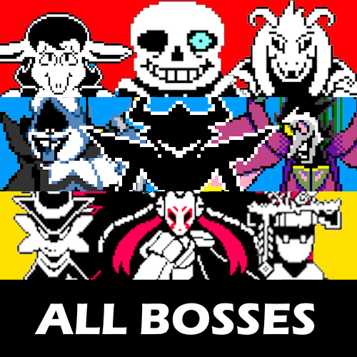 Create a Undertale / Deltarune / Undertale Yellow ALL BOSSES Tier List - TierMaker