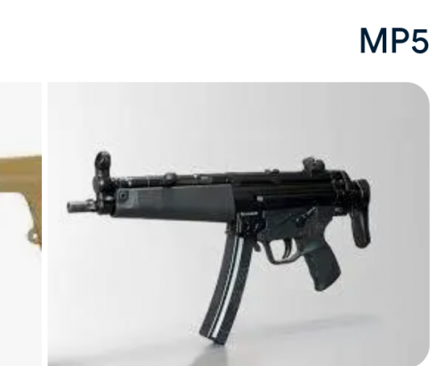 Create a SMGs, submachine guns Tier List - TierMaker