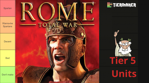 Tierlist of Tier 5 units in Rome: Total War Tier List (Community ...