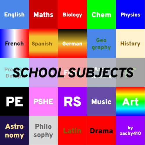 School Subjects Tier List (Community Rankings) - TierMaker