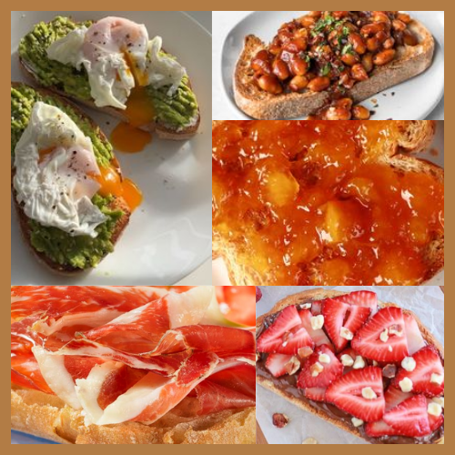 Create a All types of toasts Tier List - TierMaker