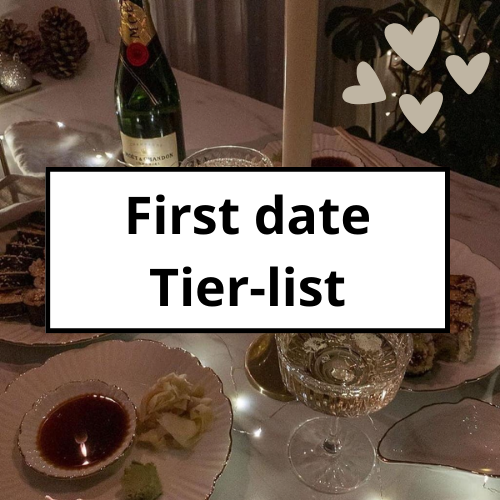 Create a First dates: Tier litst Tier List - TierMaker