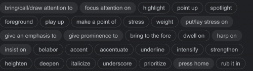 Create a Synonyms of emphasize Tier List - TierMaker