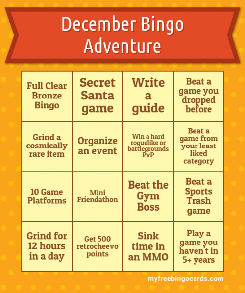 December Bingo Adventure 2024 Tier List (Community Rankings) - TierMaker